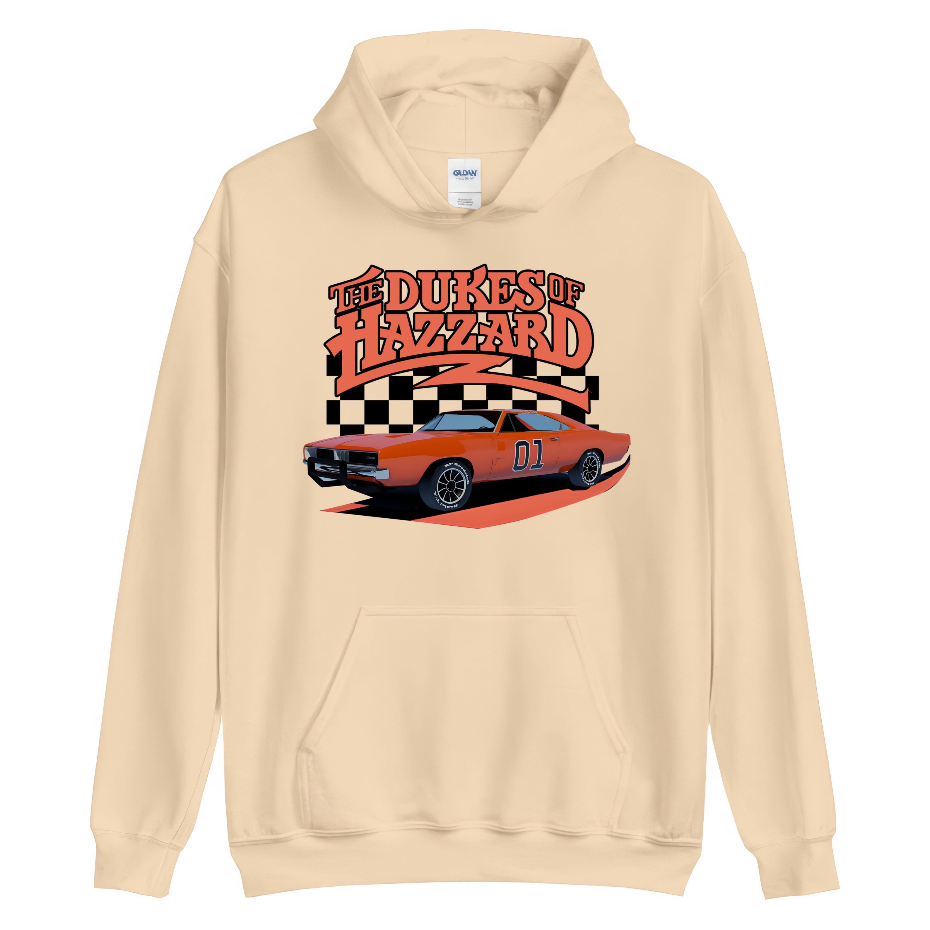 Retro Southern Muscle Car Adventure Hoodie Unisex, 80s TV Vibe Graphic ...