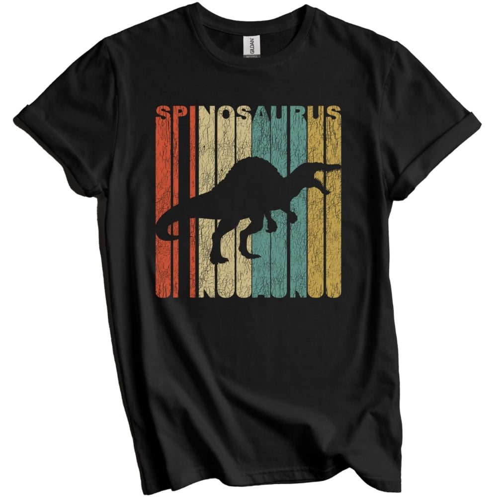 Retro Spinosaurus Distressed Vintage Style Dinosaur T-Shirt - Walmart.com