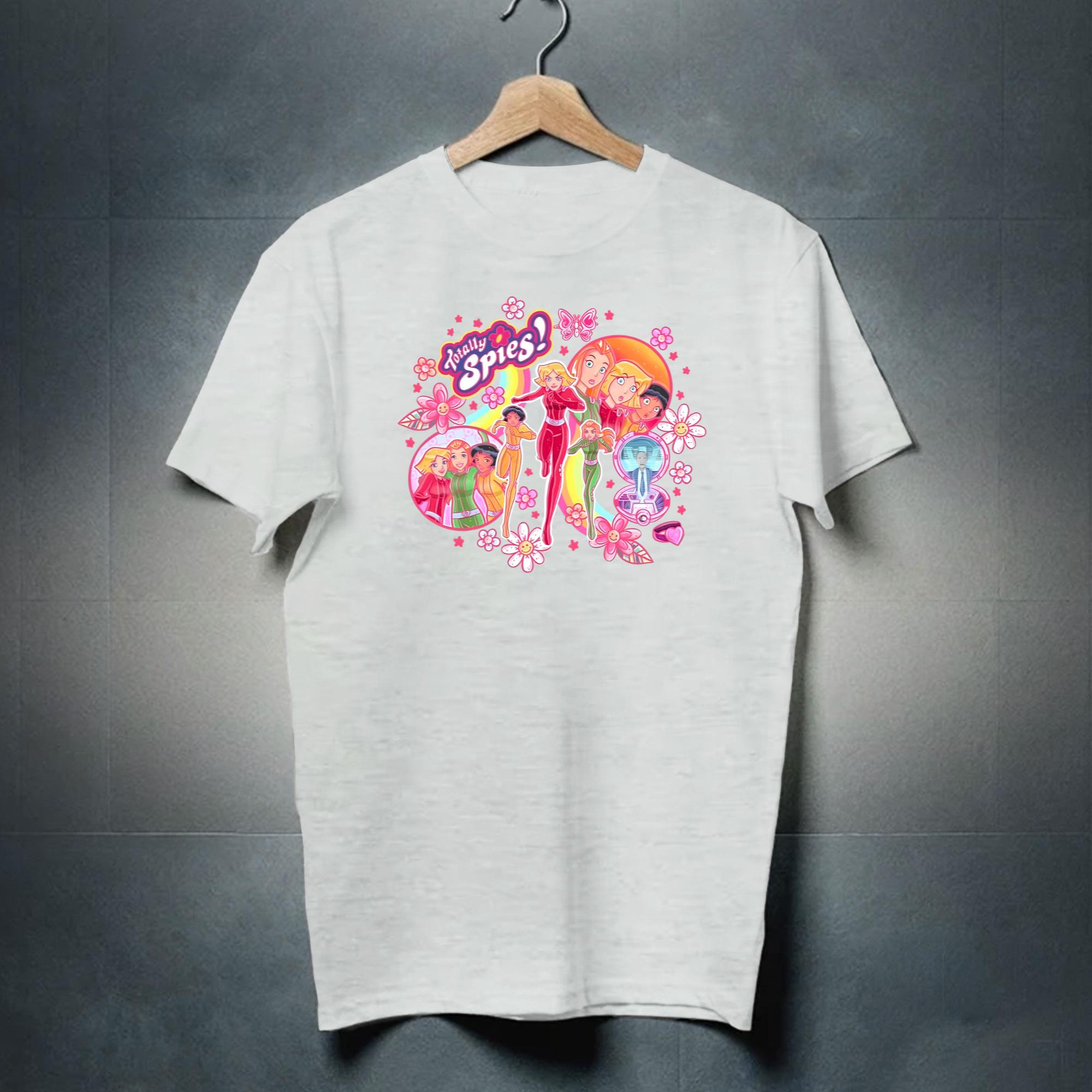 Retro Spy Girl Cartoon Shirt 2000s Animated Style Gift for Nostalgic ...