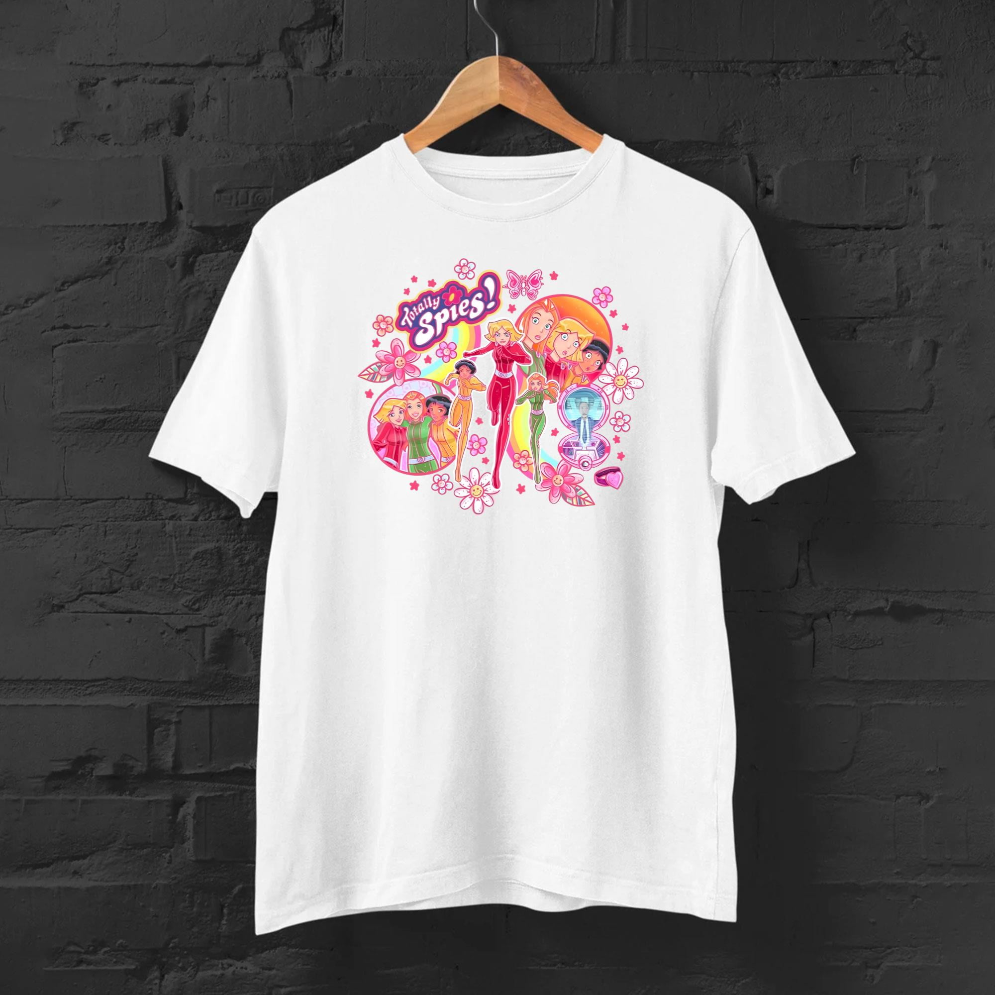Retro Spy Girl Cartoon Shirt 2000s Animated Style Gift for Nostalgic ...