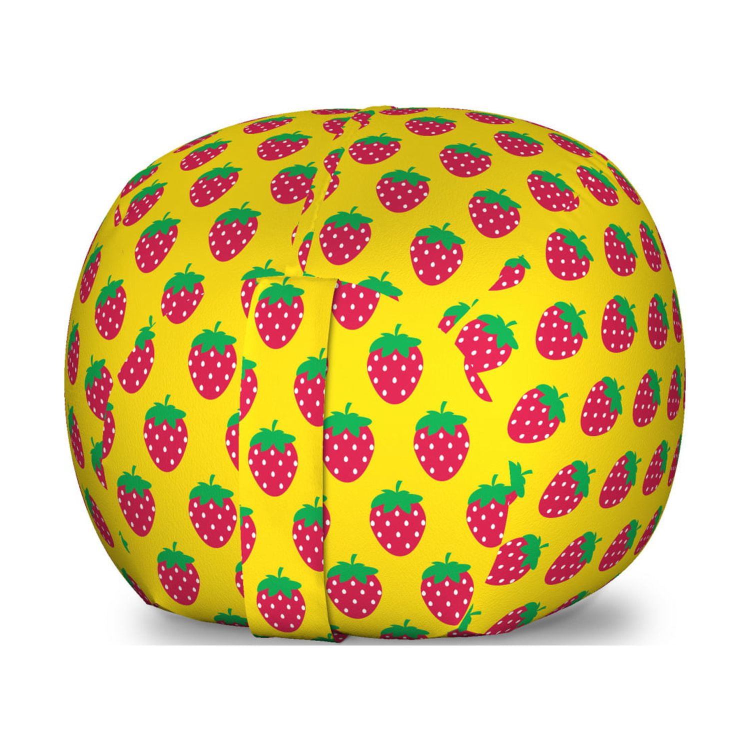 Retro Storage Toy Bag Chair, Strawberry Fruits Playroom Sweets Shower ...