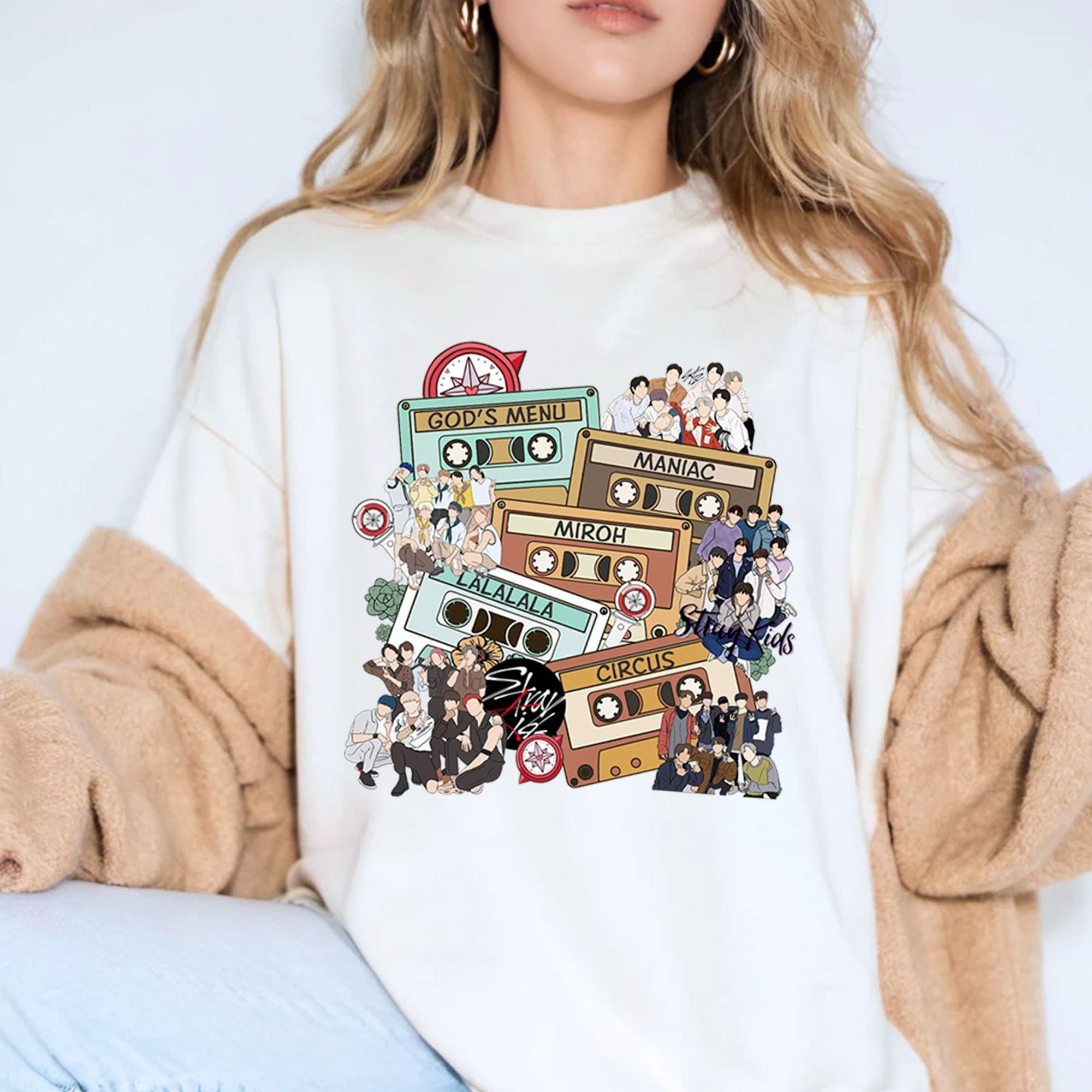 Retro Stray Kids Cassette Shirt, Stray Kids Stay Shirt, Stray Kids ...