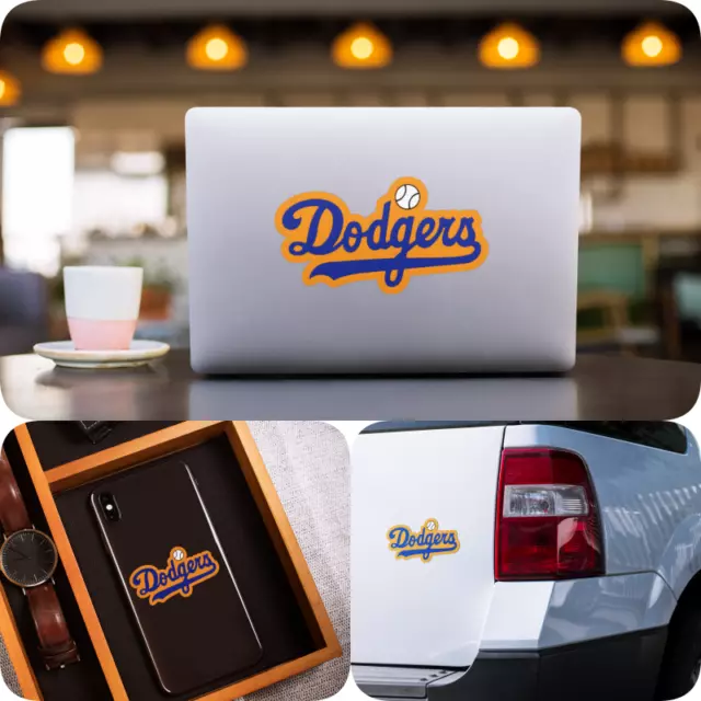Retro Style 1950'S Style Brooklyn Dodgers Sticker Phone Decal Water ...