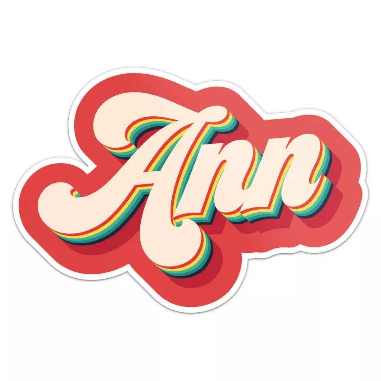 Retro Style Ann Female Sticker Phone Decal Water Bottle Stickers Car ...