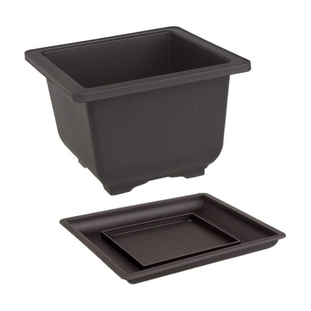 Retro Style Basin Flower Pot,Flower Bonsai Tree Plant Bowl Nursery Pots ...