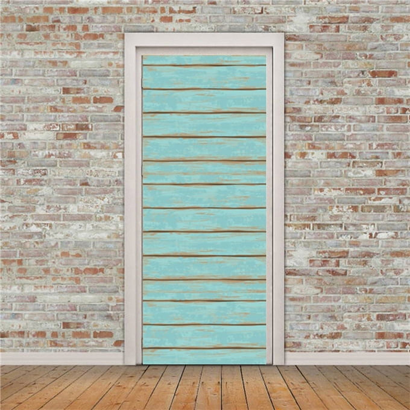Retro Style Door Sticker DIY Self-adhesive Renovation Waterproof ...
