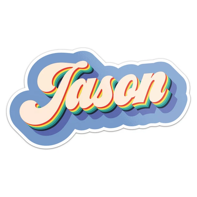 Retro Style Jason Male Sticker Phone Decal Water Bottle Stickers Car ...