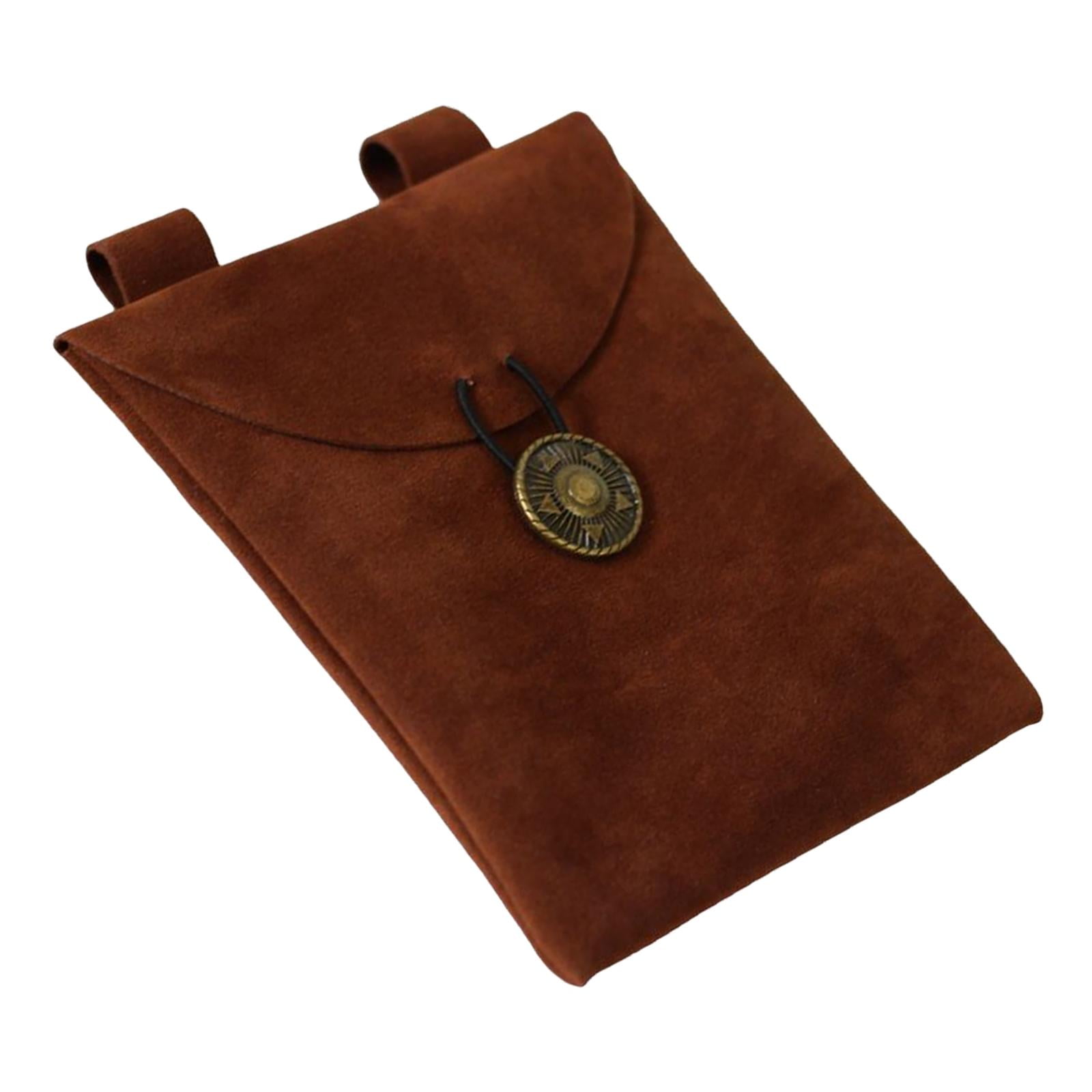 Retro Style Knight Belt Waist Bag Fanny Pack Medieval Costume Suede ...