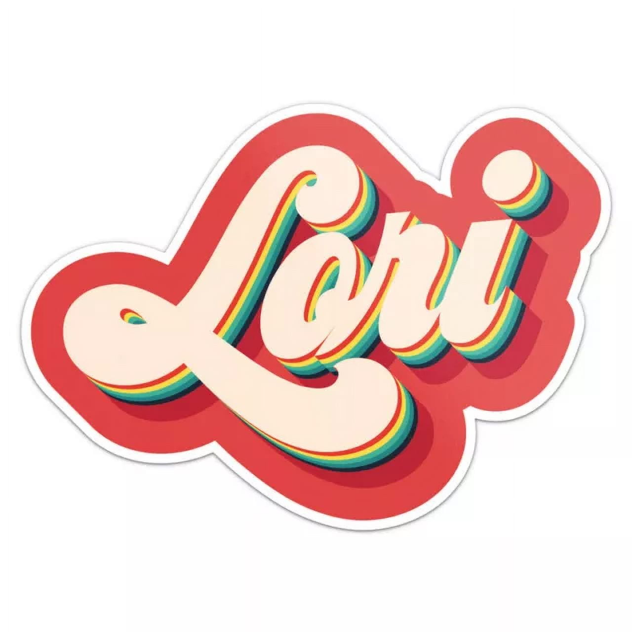 Retro Style Lori Female Sticker Phone Decal Water Bottle Stickers Car ...