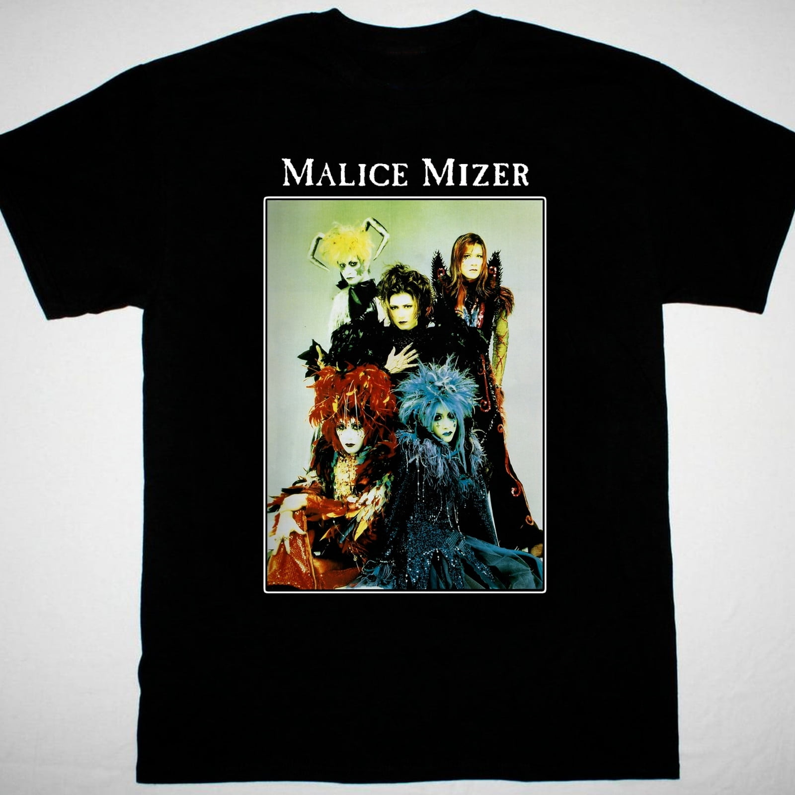 Retro Style Malice Mizer Members Shirt Classic Black Men Unisex S-5XL ...