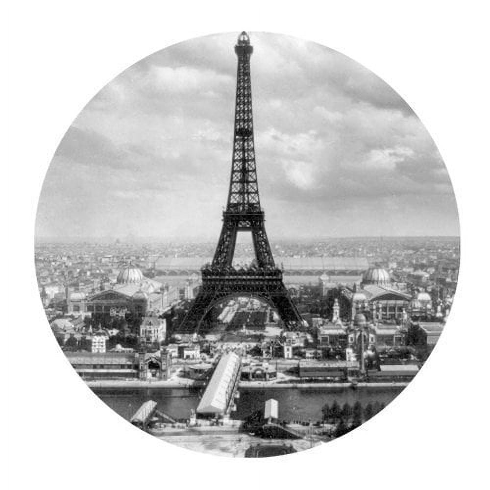 Retro Style Paris Eiffel Tower Round Mouse pads Gaming Mouse Pad 7.87x7 ...