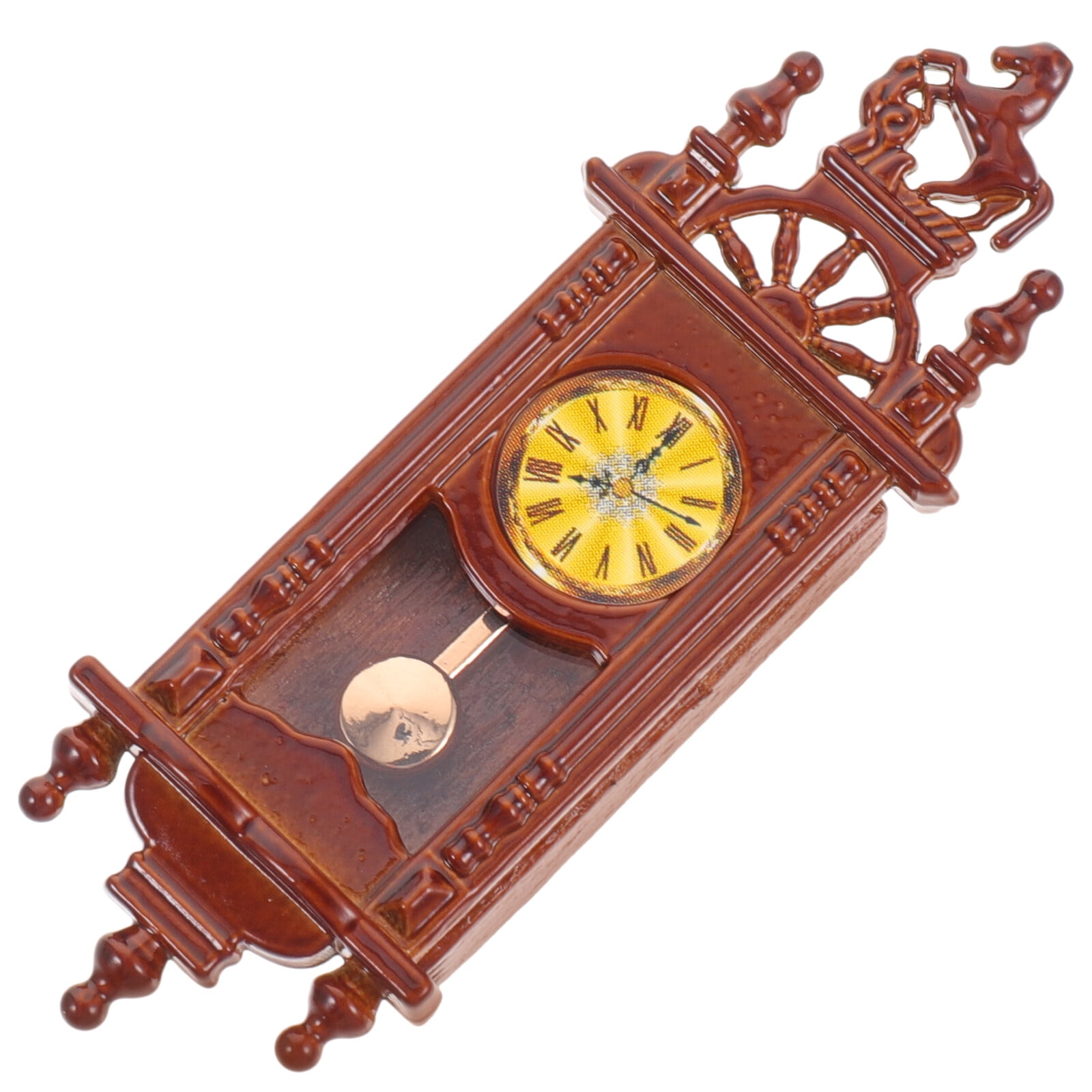 Raindrops Mini Pendulum Clock Wooden Craft Pendulum Clock 1Pack 2.4X0 ...