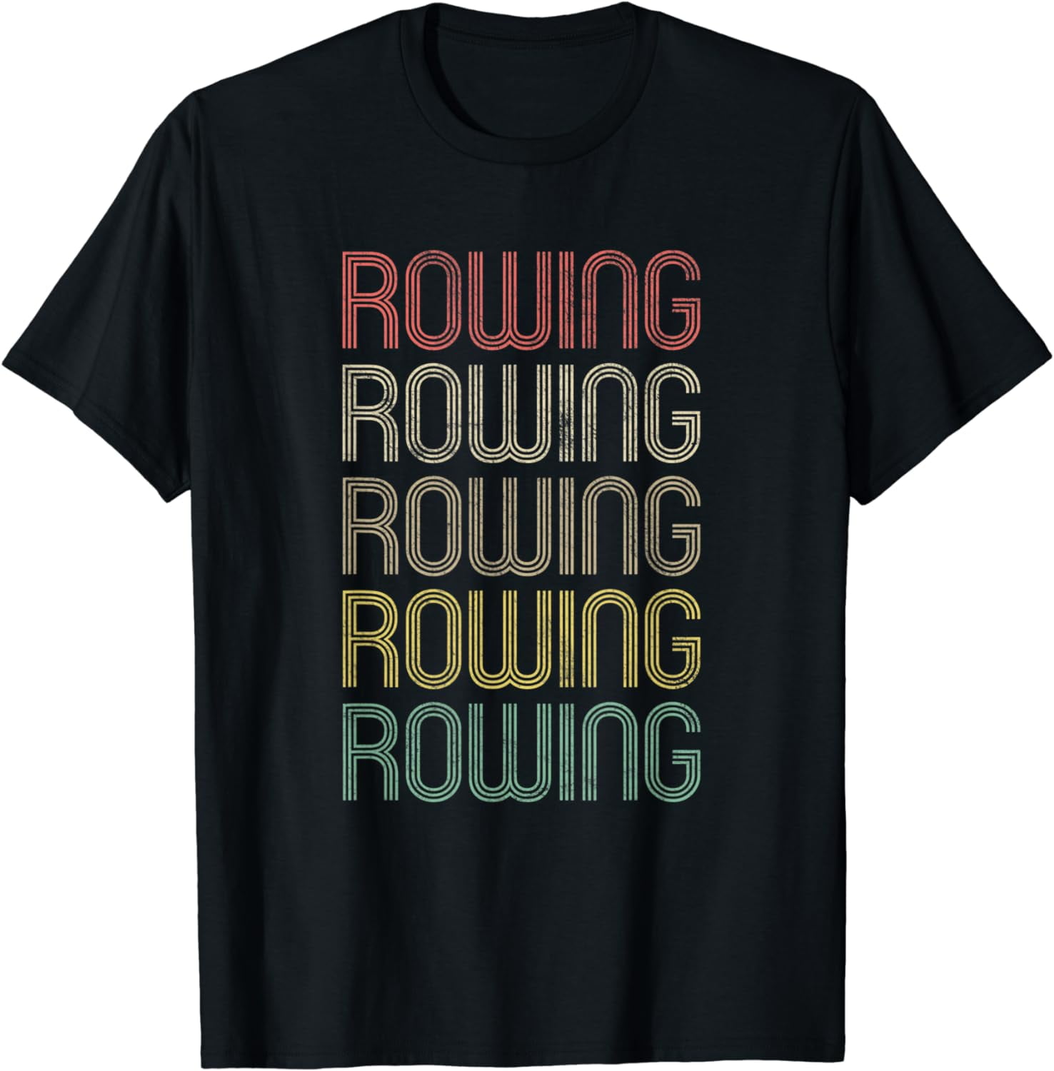 Retro Style Rowing T-Shirt - Walmart.com