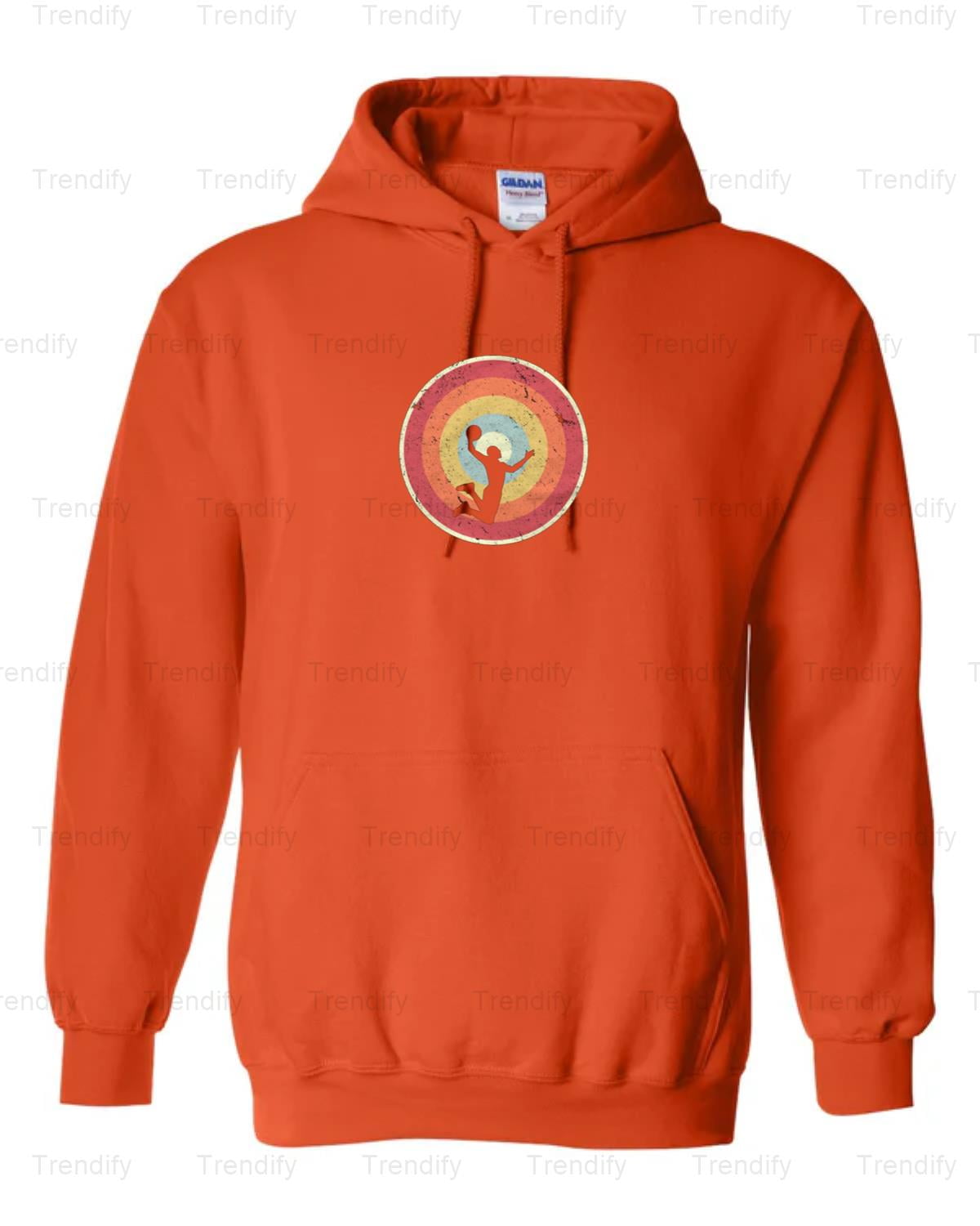 Retro Style Slam Dunk Vintage Basketball Graphic Hoodie - Relaxed Look ...