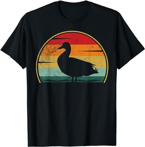 Retro Style Vintage Duck Lover Funny Duck T-Shirt - Walmart.com