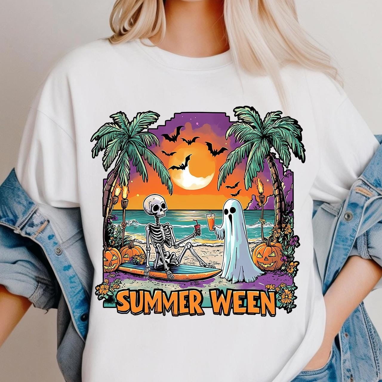 Retro Summer Halloween, Funny Summerween, Horror Summer - Walmart.com
