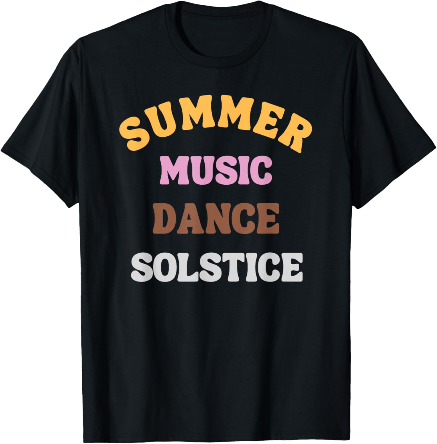 Retro Summer Solstice Festival Outdoor Music Concert 70s 60s T-Shirt100 ...