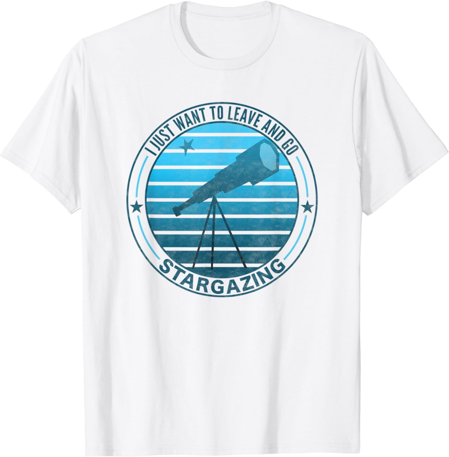 Retro Sunset Stargazer Astronomy Star Lover Stargazing T-Shirt - Walmart.com