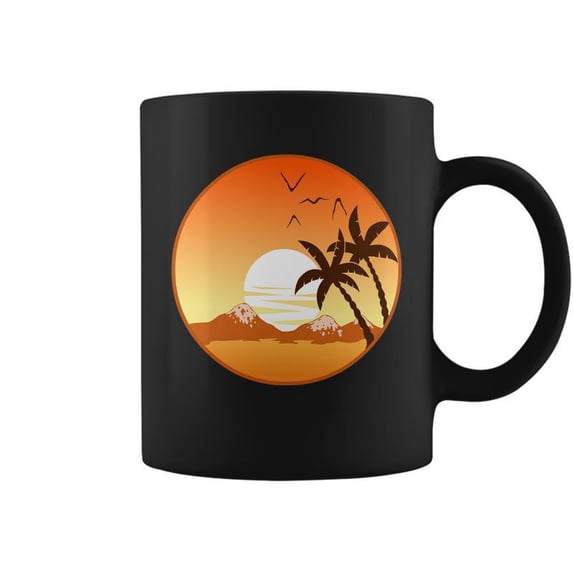 Retro Sunset V2 Coffee Mug - Walmart.com