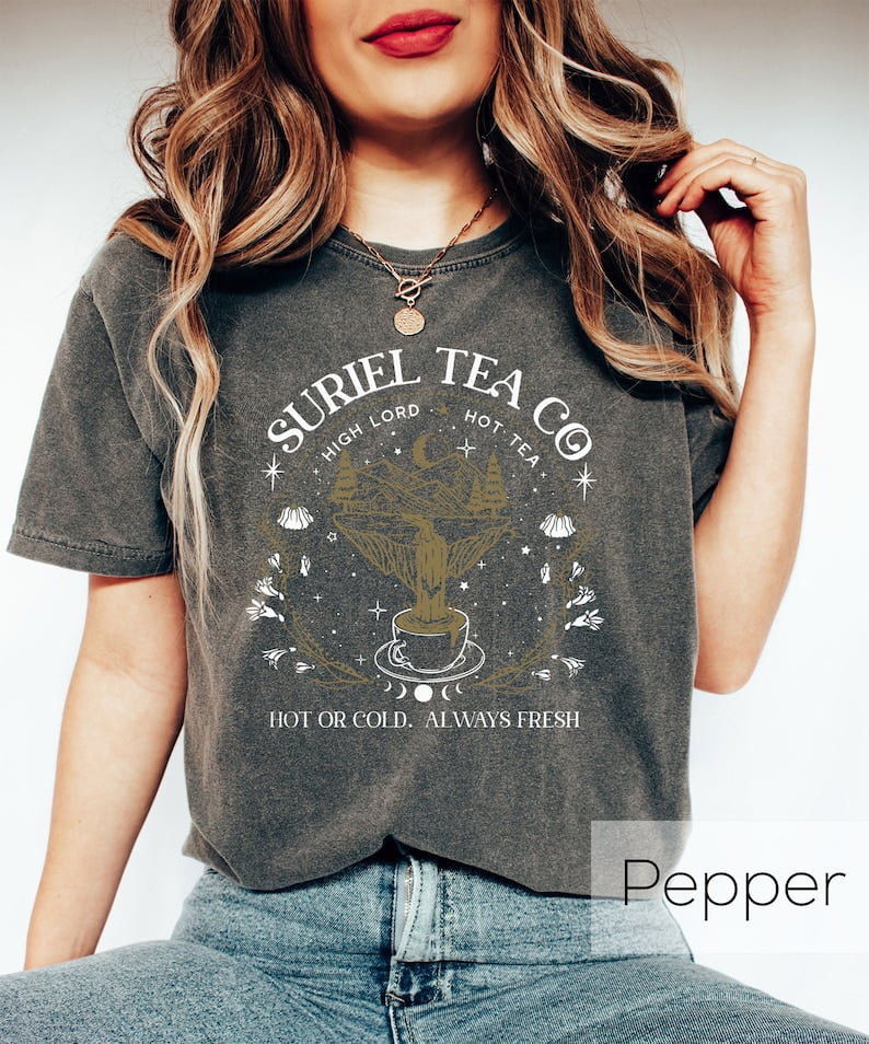 Retro Suriel Tea Co T-shirt – ACOTAR Bookish SJM A Court Of Thorns And ...
