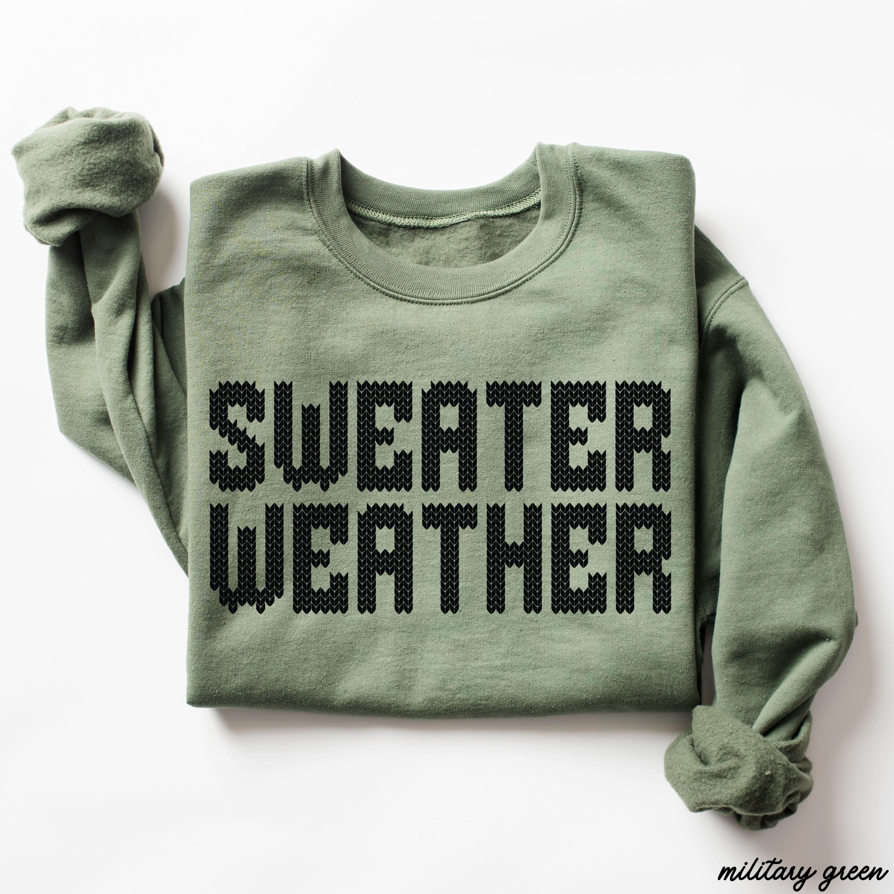 Retro Sweater Weather Season Thanksgiving Gift Fall Gifts, Cute Fall ...