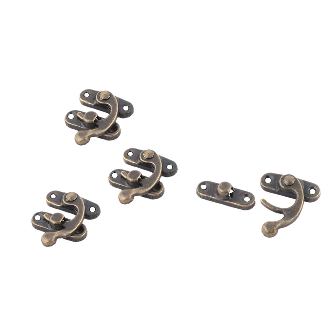 Retro Swing Bag Chest Box Latch Suitcase Lock Clasp Closure Bronze Tone ...