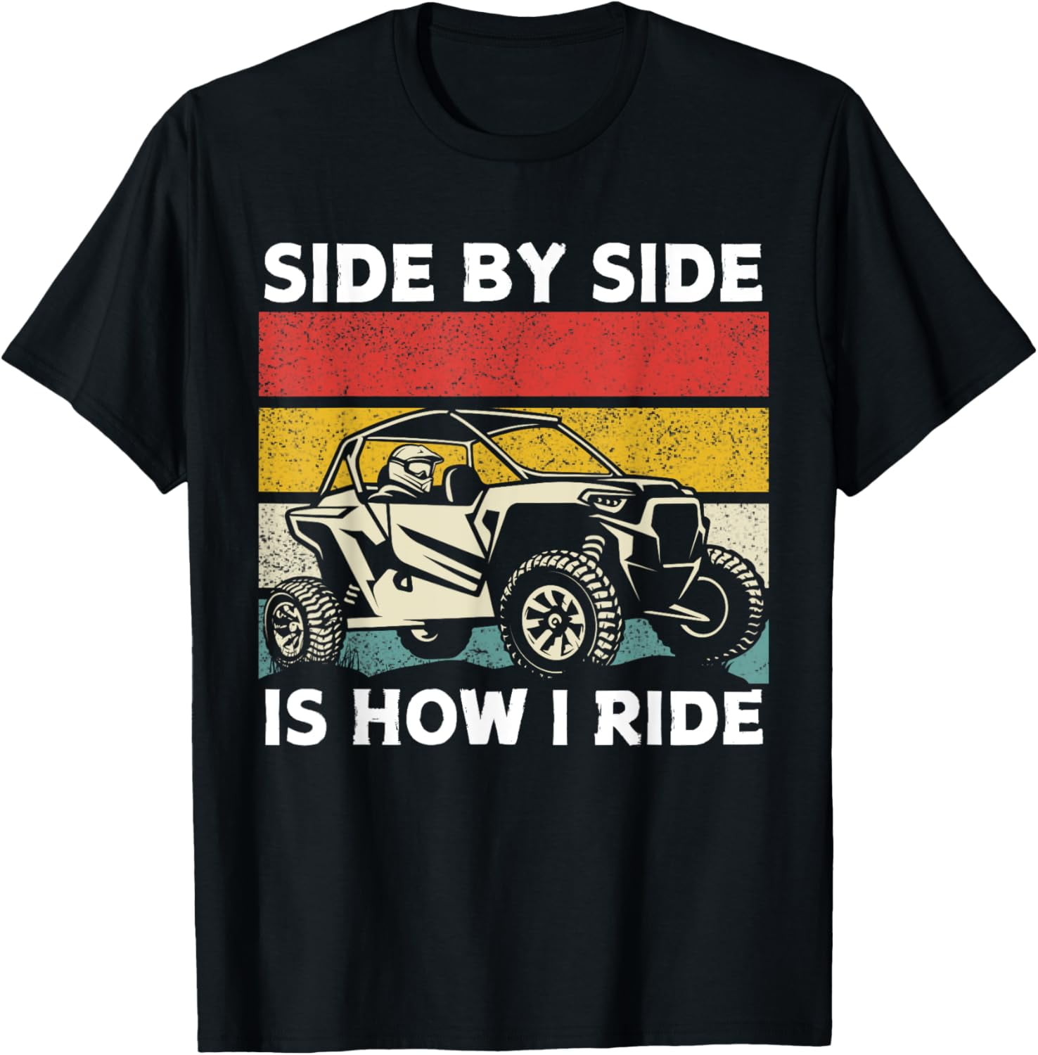 Retro SxS Design For Men Women SxS UTV Side By Side Vehicle T-Shirt ...