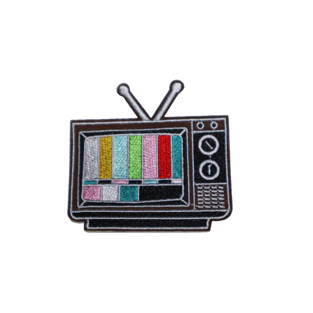 Retro TV Color Bars Travel Embroidered Patch - Walmart.com
