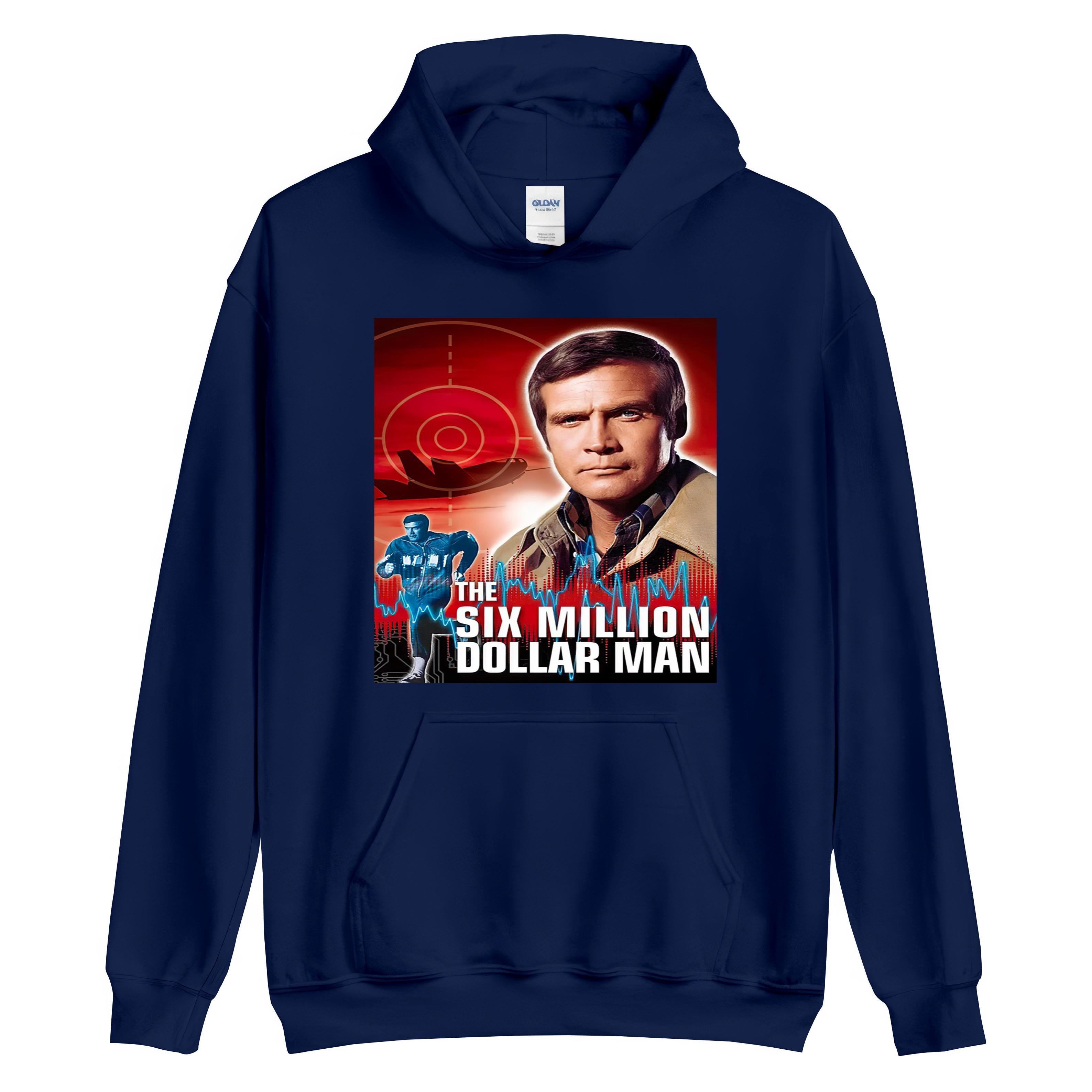 Retro TV Show Graphic Tee - Six Million Dollar Design - Walmart.com