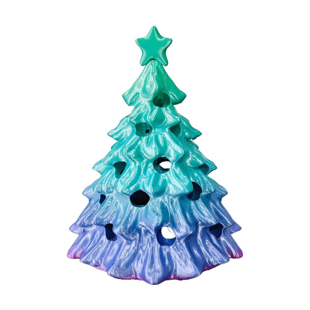 Retro Tabletop Christmas Trees, Table Top Christmass Tree with Lights ...