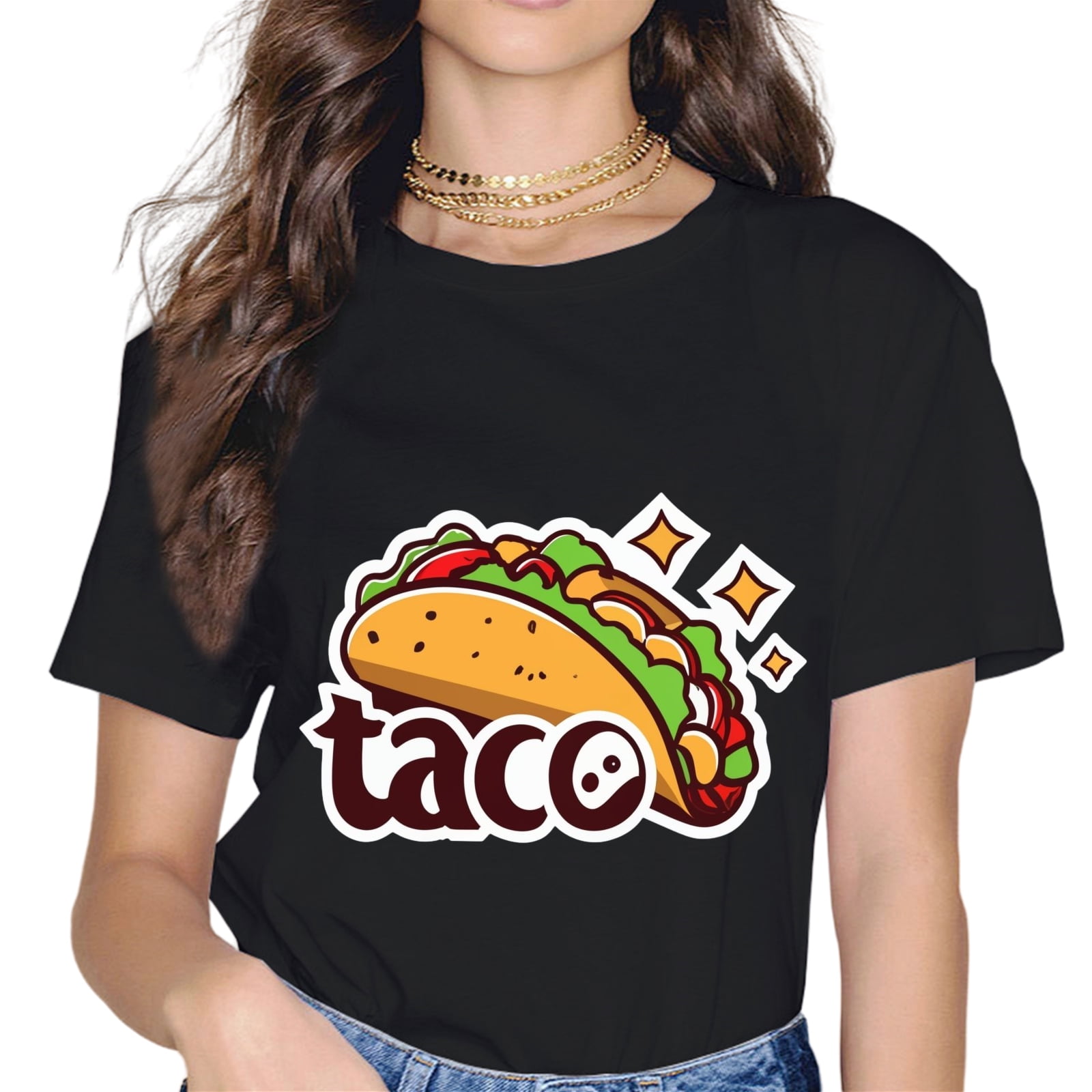 Retro Taco Mexican Food Eater Tacos Lover Fiesta T-Shirt - Walmart.com