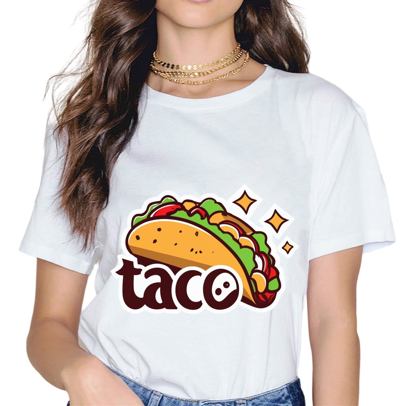 Retro Taco Mexican Food Eater Tacos Lover Fiesta T-Shirt - Walmart.com