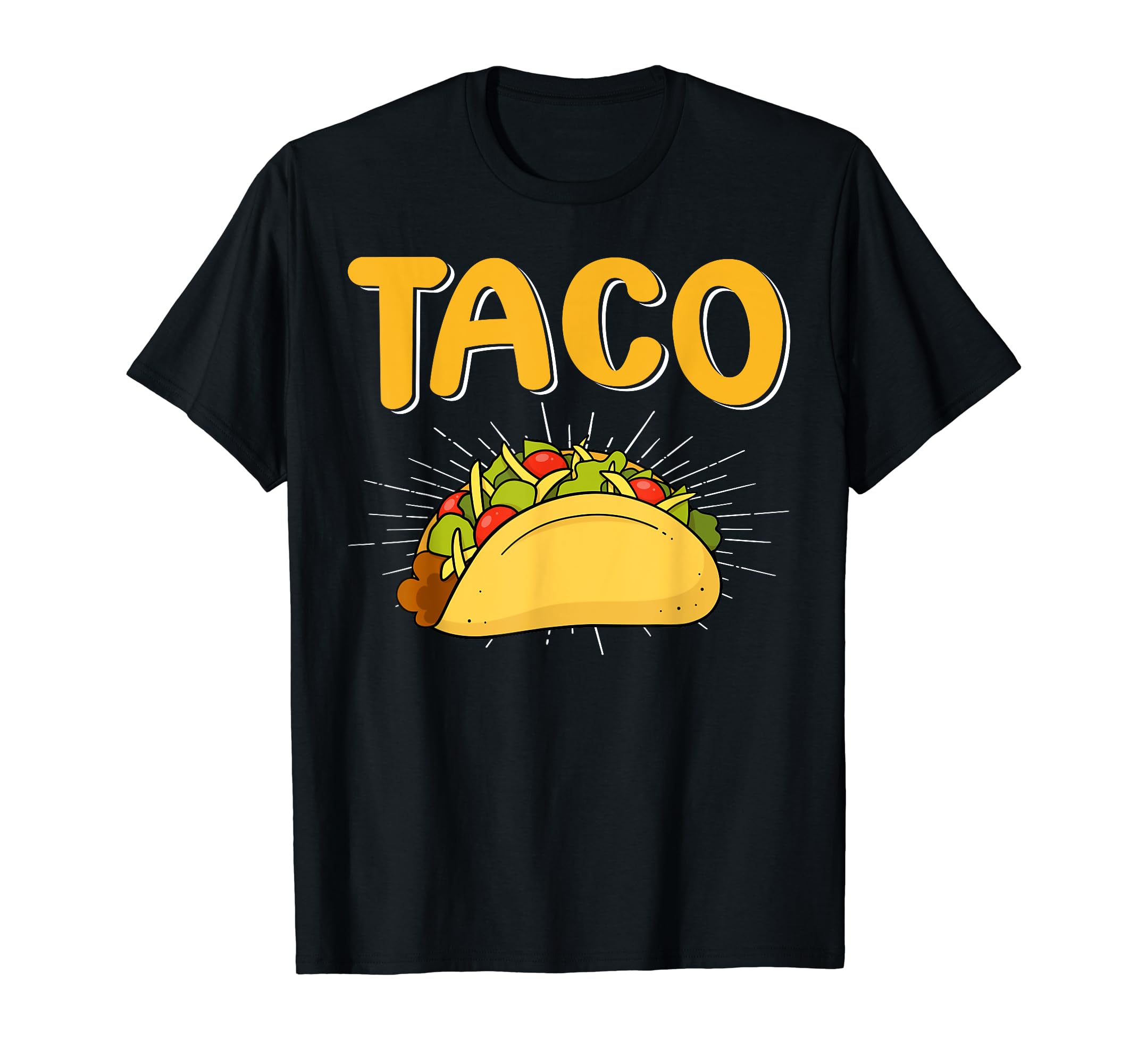 Retro Taco Mexican Food Eater Tacos Lover Fiesta T-Shirt - Walmart.com