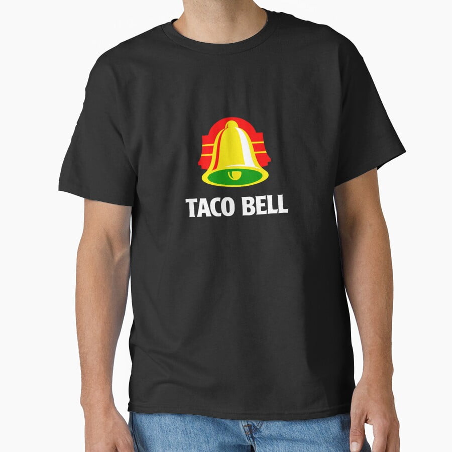 Retro Taco Shop Logos Parody Minimal Fast-Food Aesthetic Unisex T-Shirt ...