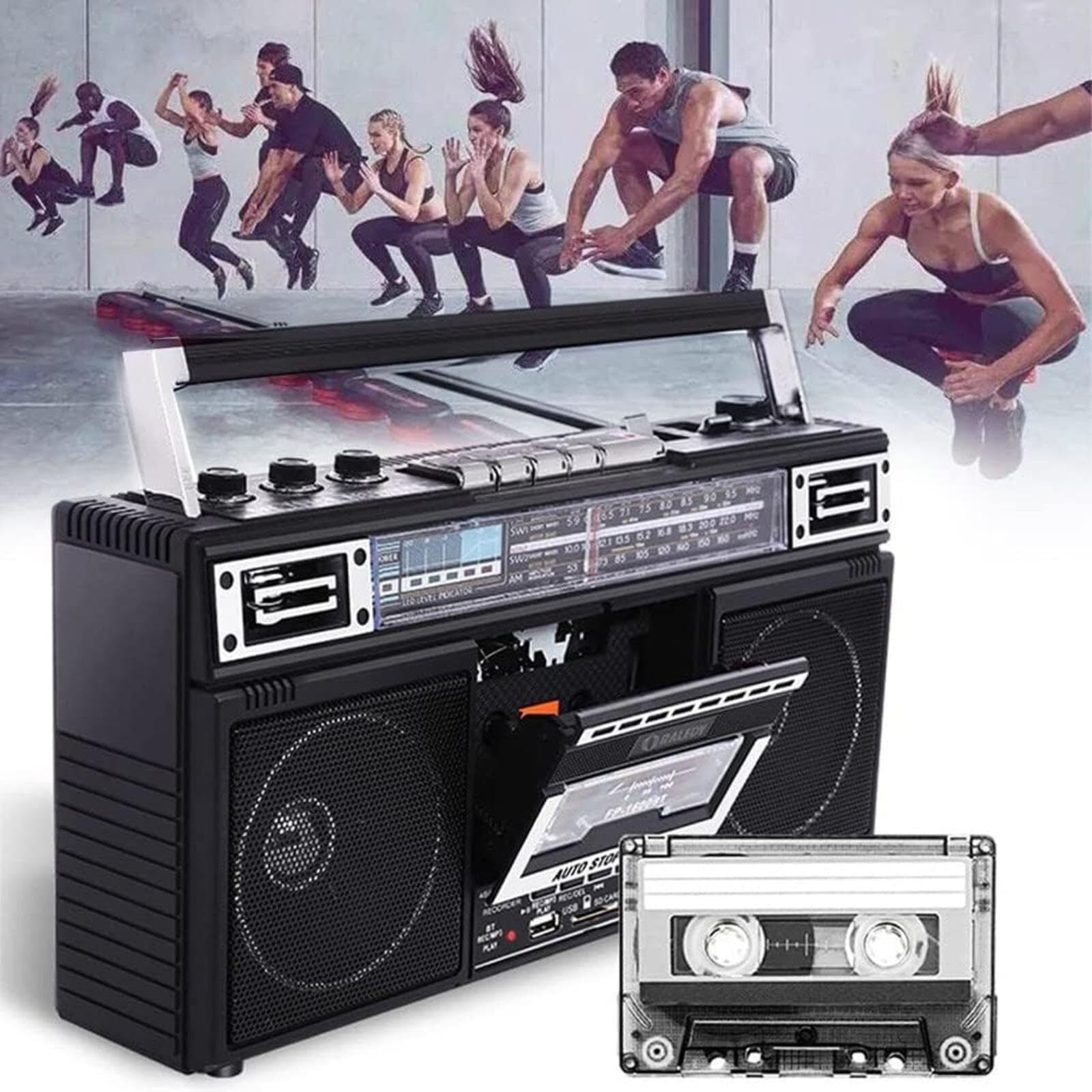 Retro Tape Player, Portable Cassette Player, Support Bluetooth Function ...