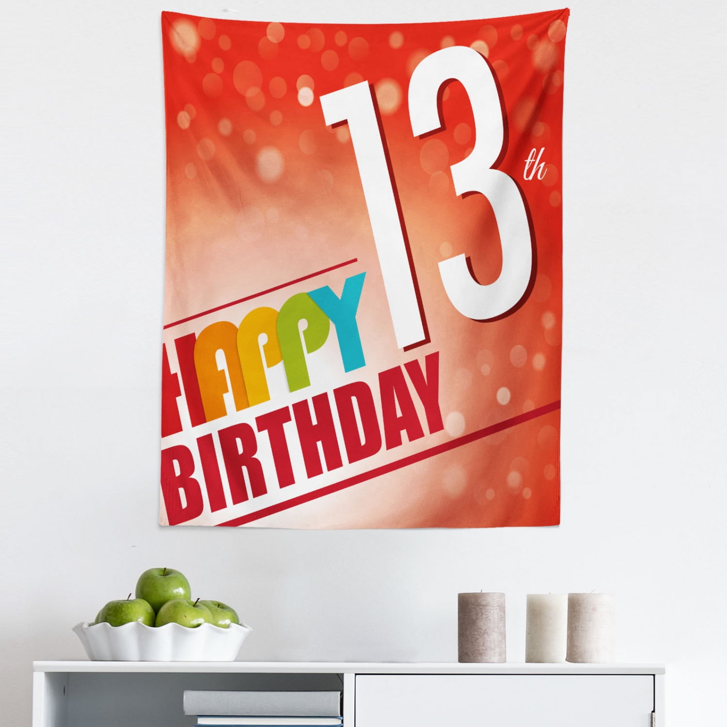 Retro Tapestry, Retro Style Teenage Party Invitation Graphic Design ...