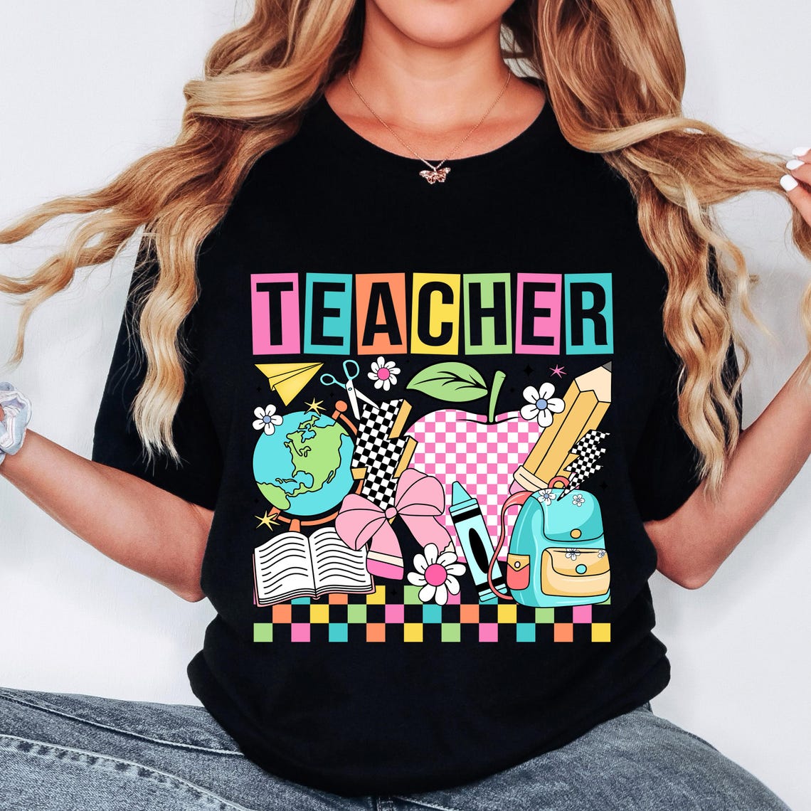 Retro Teacher , Back to School, Coquette Teacher , Teacher ...