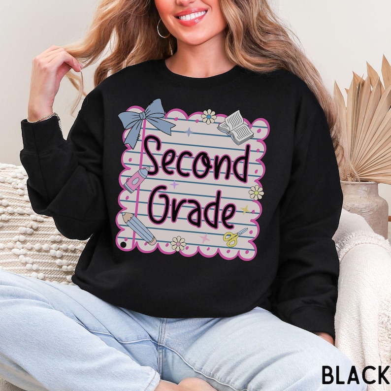 Retro Teacher Sweatshirt, Elementary School Teacher T-Shirt, Back To ...
