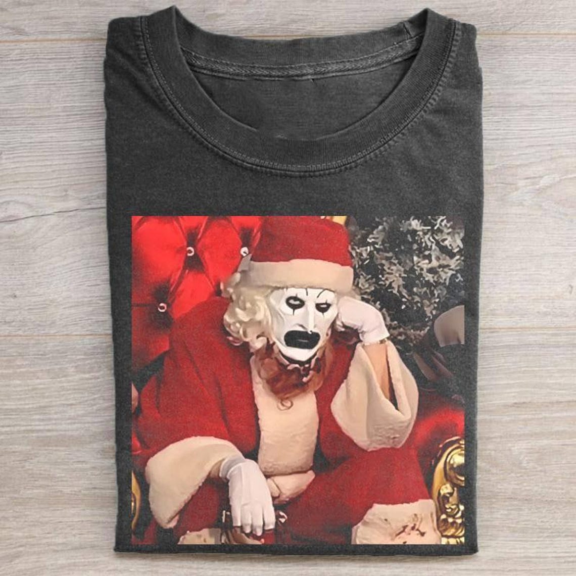 Retro Terrifier Santa Funny, Comfort Christmas Horror, Bloody Claus Ax ...