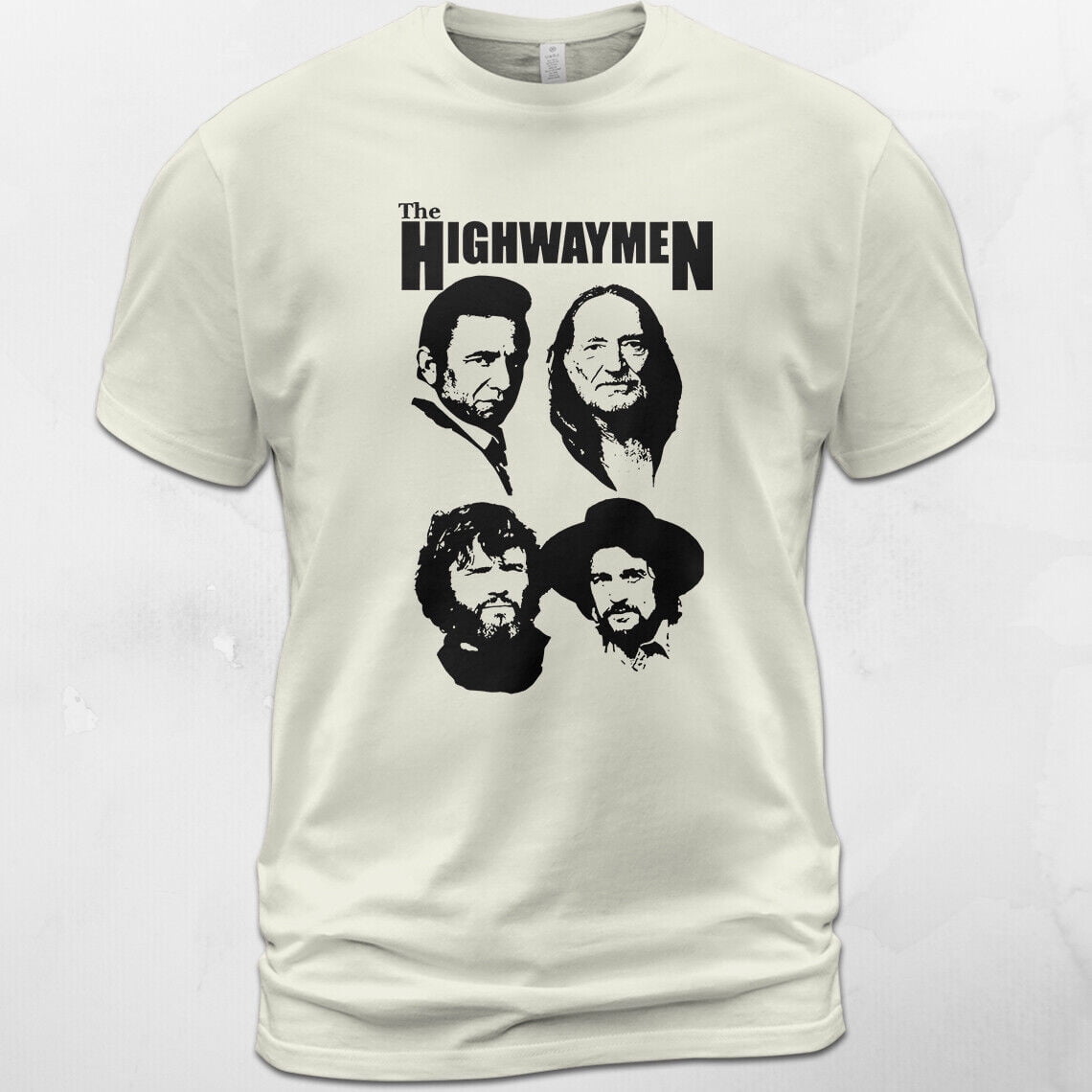 Retro The Highwaymen T-Shirt Johnny Cash Waylon Jennings Kris ...