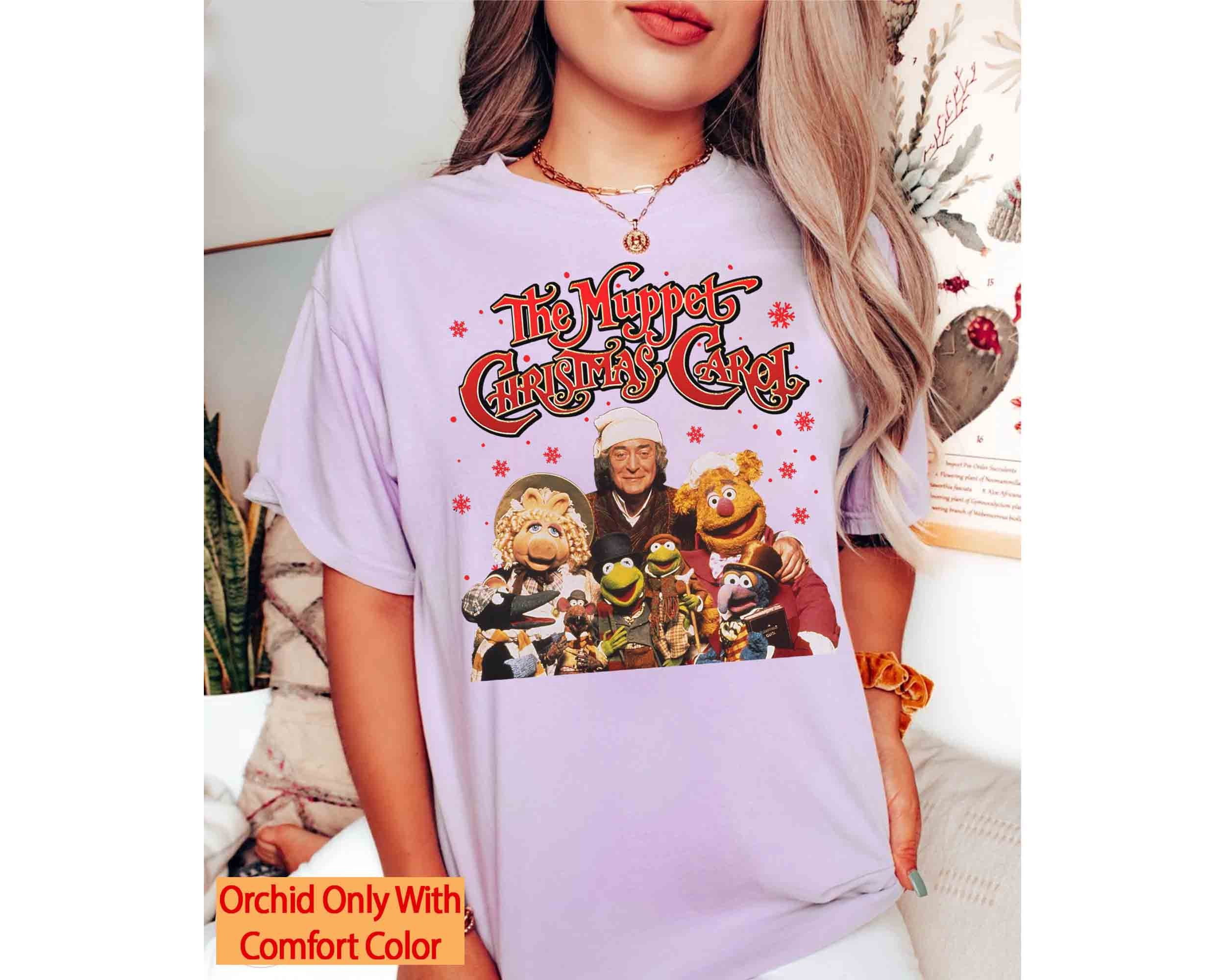 Retro The Muppet Christmas Carol Group Shot Shirt, Kermit The Frog Miss ...