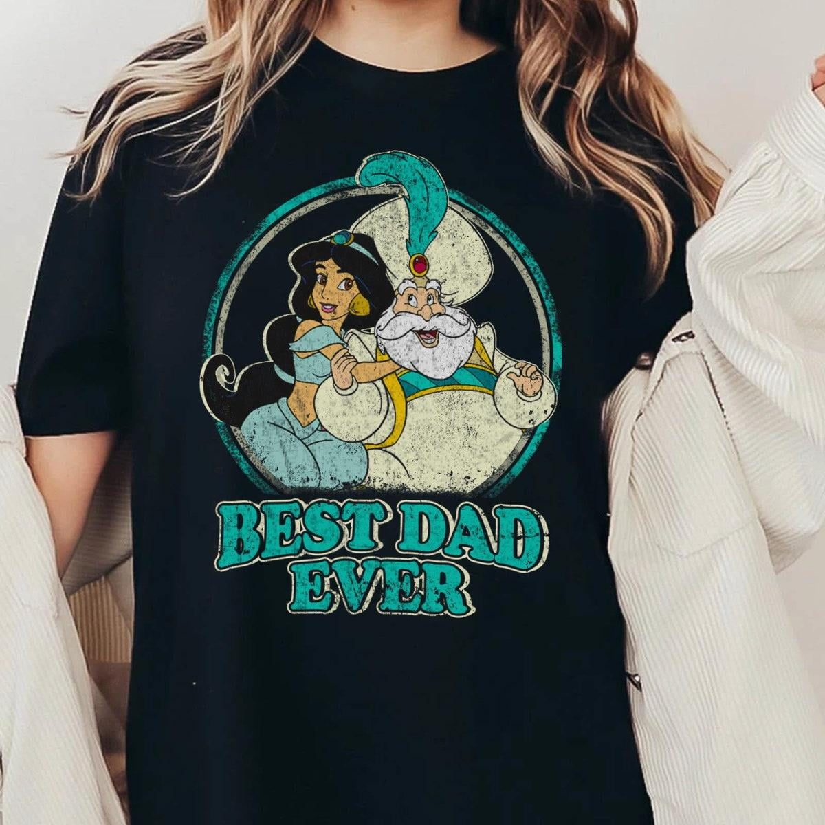 Retro The Sultan And Jasmine Best Dad Ever Shirt - Walmart.com