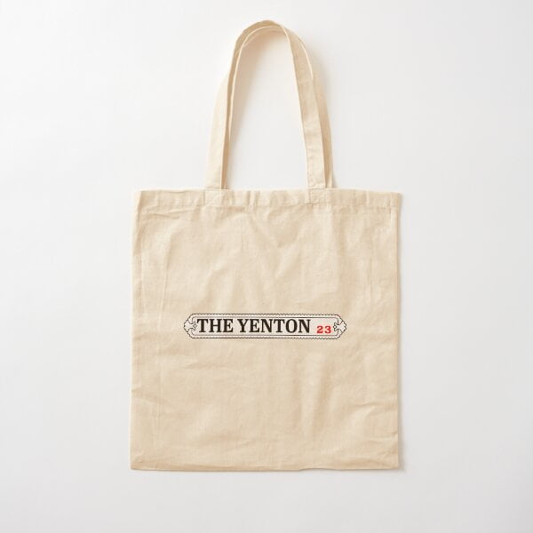 Retro The Victorian Yenton Pub Sign Art Cotton Tote Bag Canvas Tote Bag ...