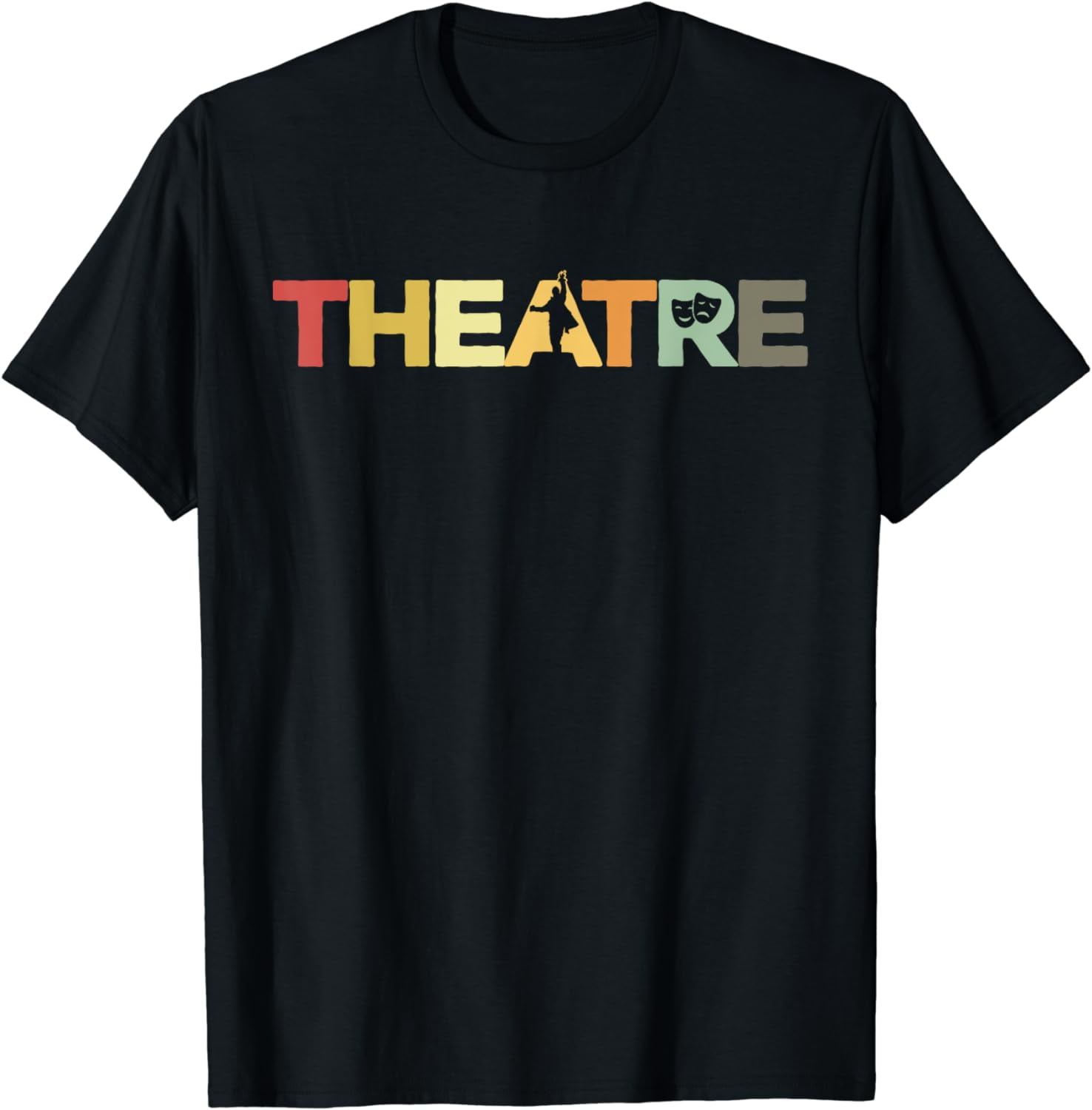 Retro Theatre Actor Rehearsal - Vintage Drama Theater T-Shirt - Walmart.com
