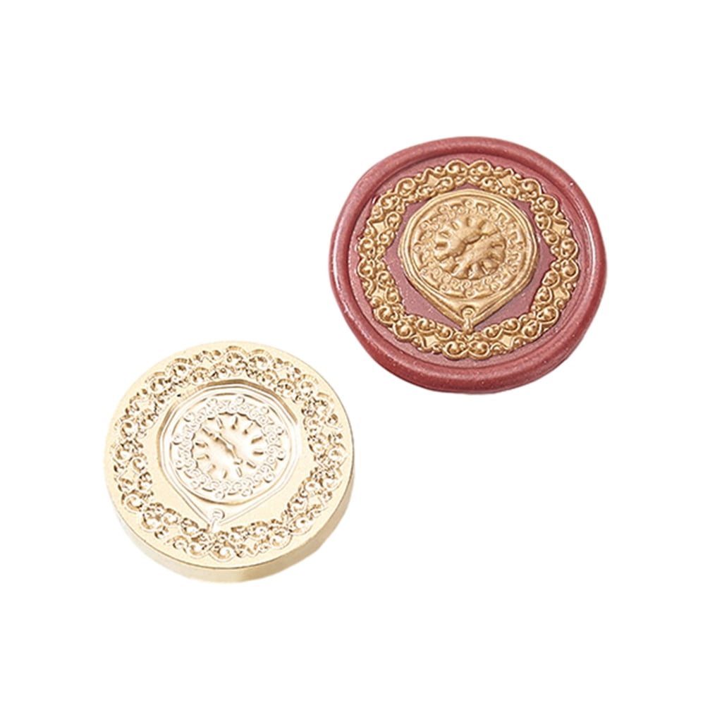 Retro Theme Wax Stamp Head, Retro Pattern Wax Seal Stamp Head ...