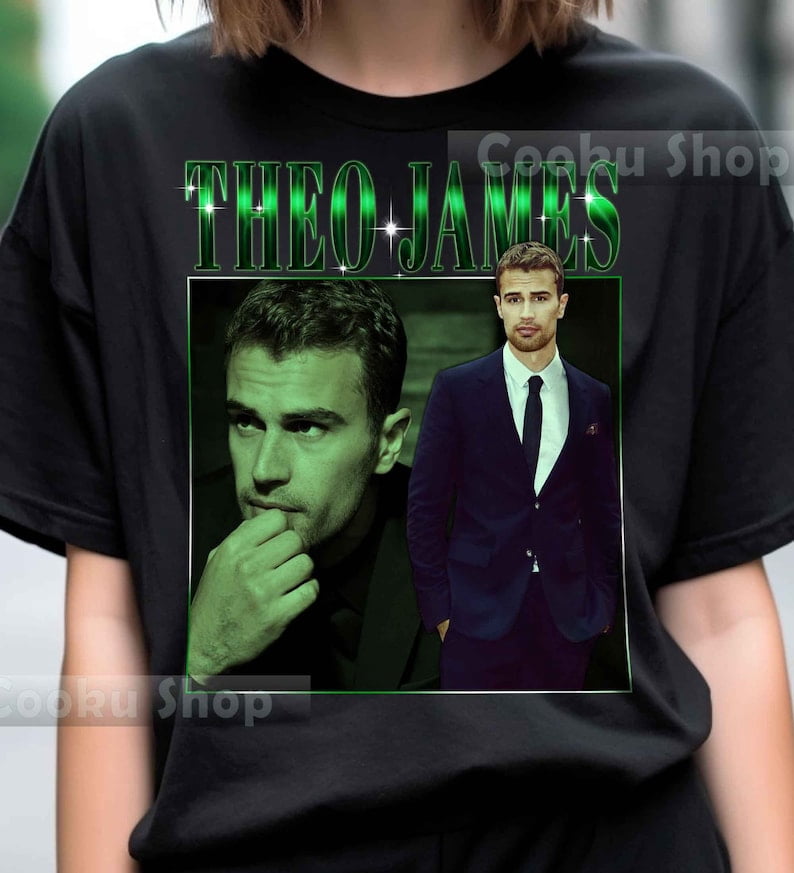 Retro Theo James TShirt - Walmart.com
