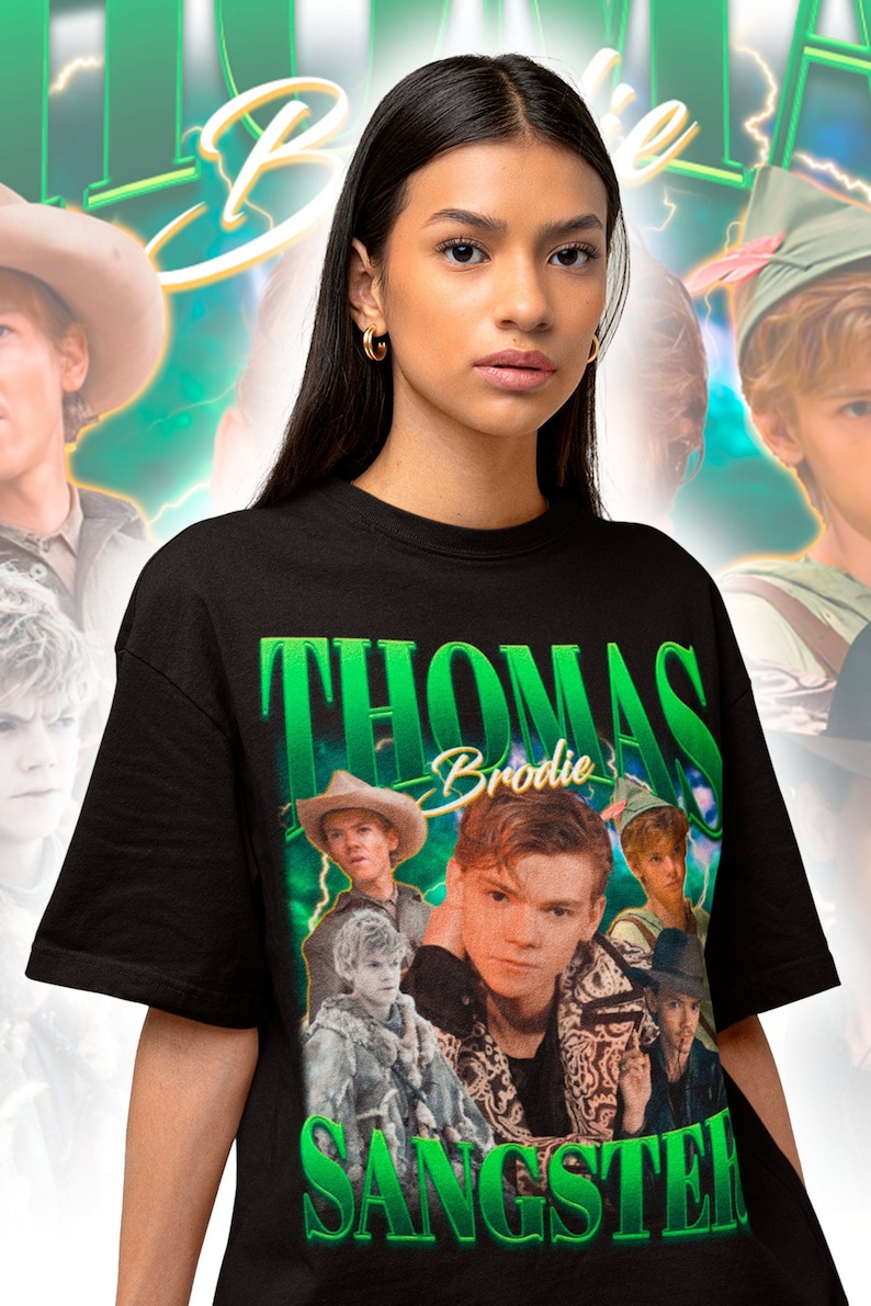 Retro Thomas Brodie Sangster Shirt - Thomas Brodie - Thomas Brodie Fan Merch - Thomas Brodie ...