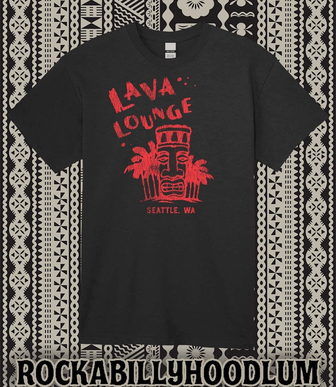 Retro Tiki T Shirt Bar Mug Polynesian Restaurant Art Lava Lounge ...