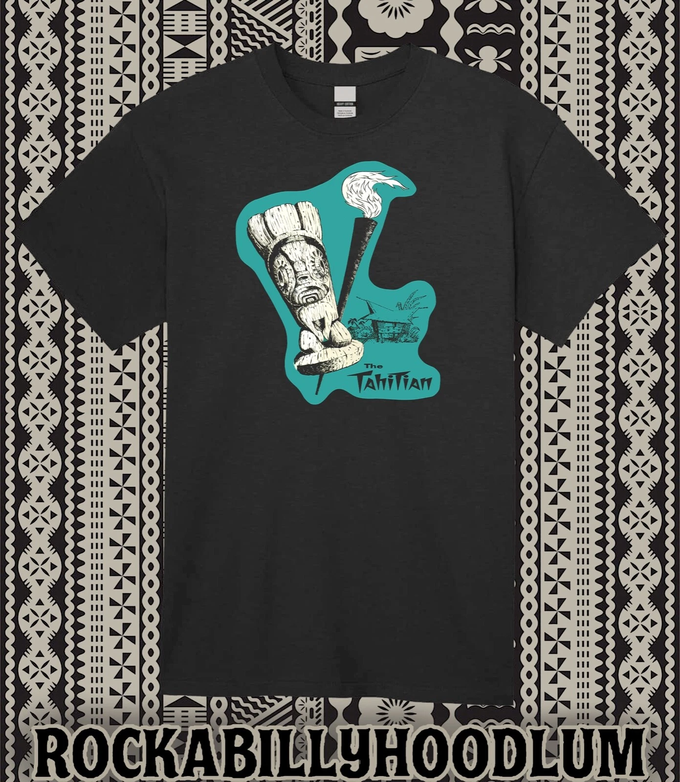Retro Tiki T Shirt Bar Mug Restaurant The Tahitian Polynesian - Walmart.com