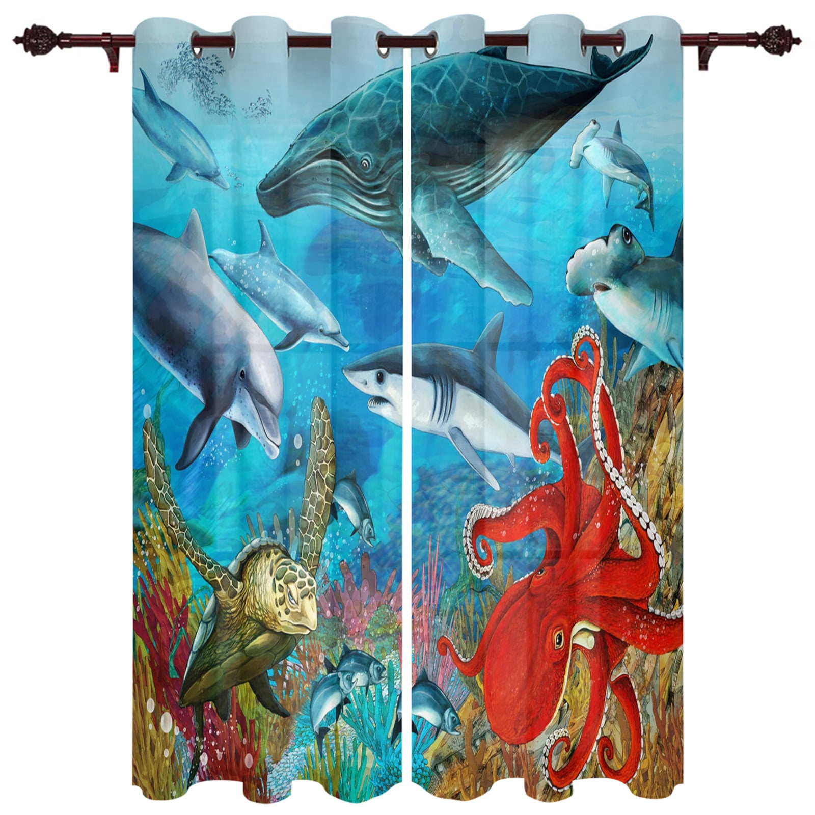 Retro Tin Logo - As s Aim At Closed Beaches Window Curtains Living Room ...